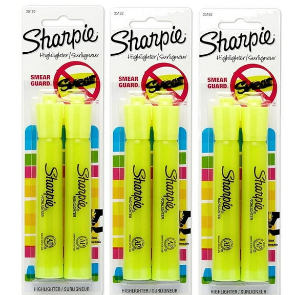 Sharpie Highlighters Smear Guard