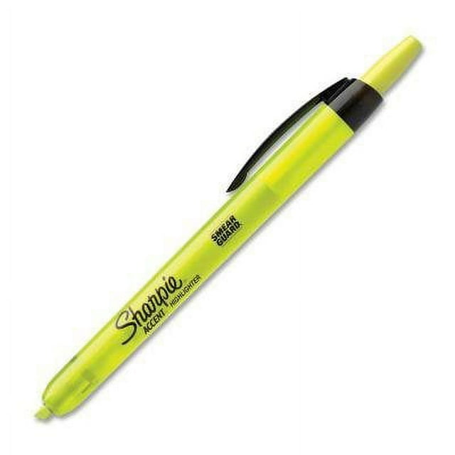 Sharpie 28025 Accent Retractable Highlighters Chisel Tip Fluorescent ...