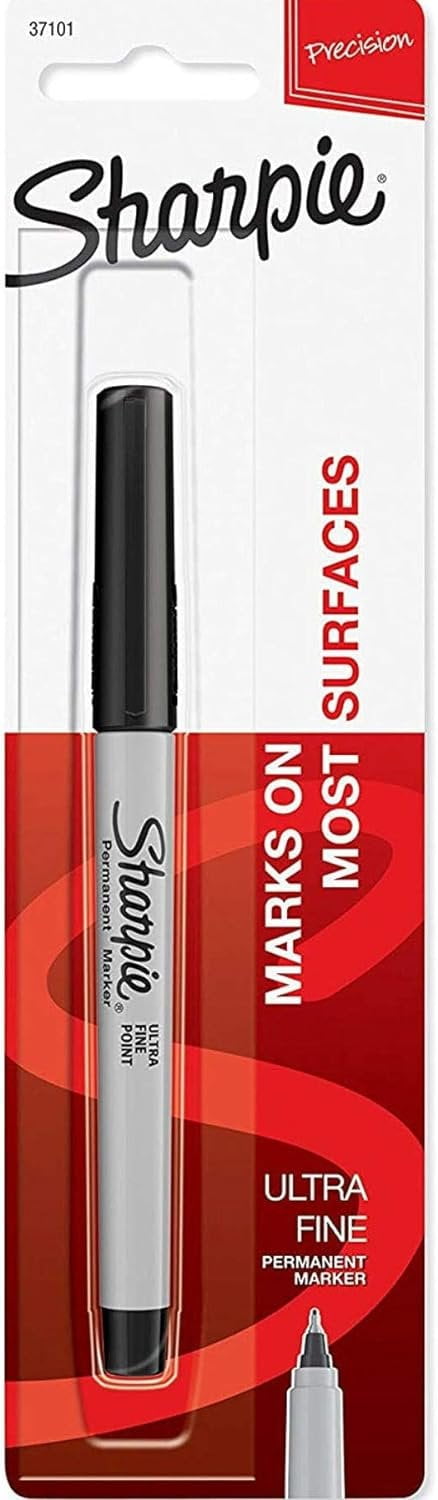 Sharpie 37101PP Black Ultra Fine Point Sharpie Permanent Markers24 ...