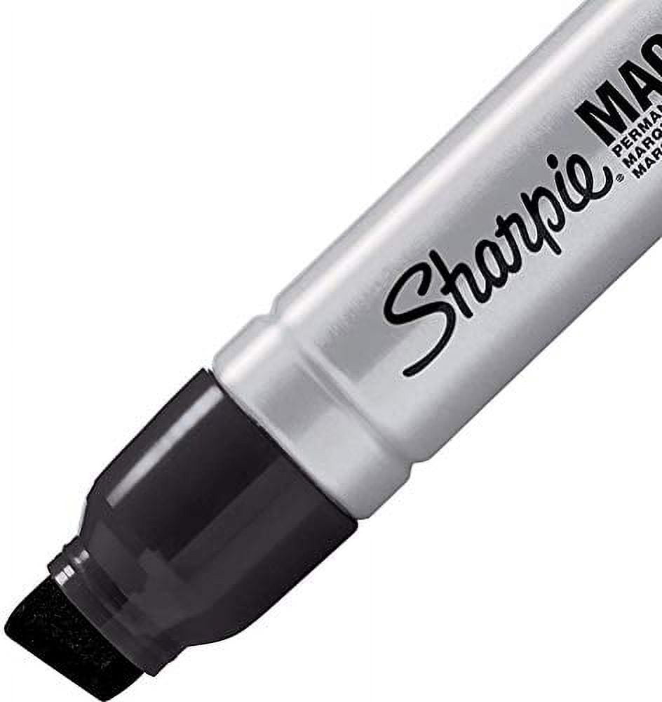 Sharpie 44001 Oversized Chisel Tip Extra Wide Magnum Permanent Marker ...