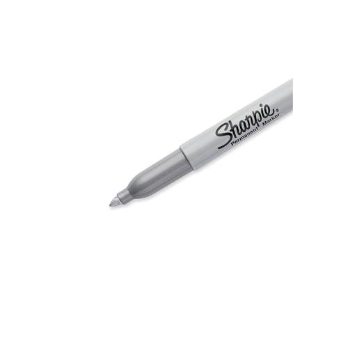 Sharpie 61659 Metallic Permanent Markers Fine Point Silver 36/Pack ...