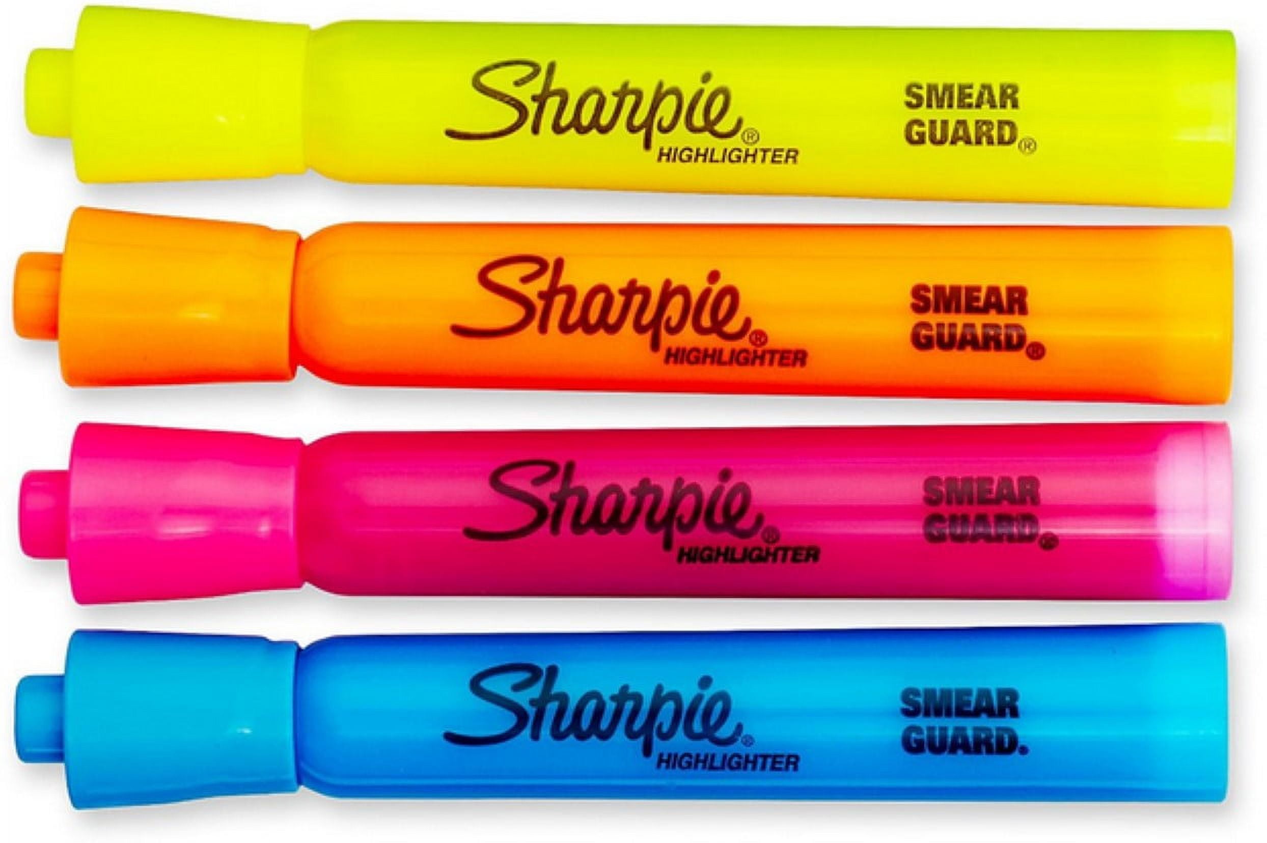 Sharpie Accent Highlighters, Assorted Colors, 4 ea (Pack of 2 ...
