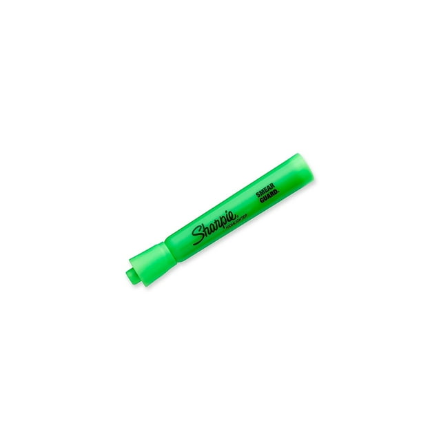 Sharpie Accent Tank-Style Highlighter, Fluorescent Green, Chisel Tip ...