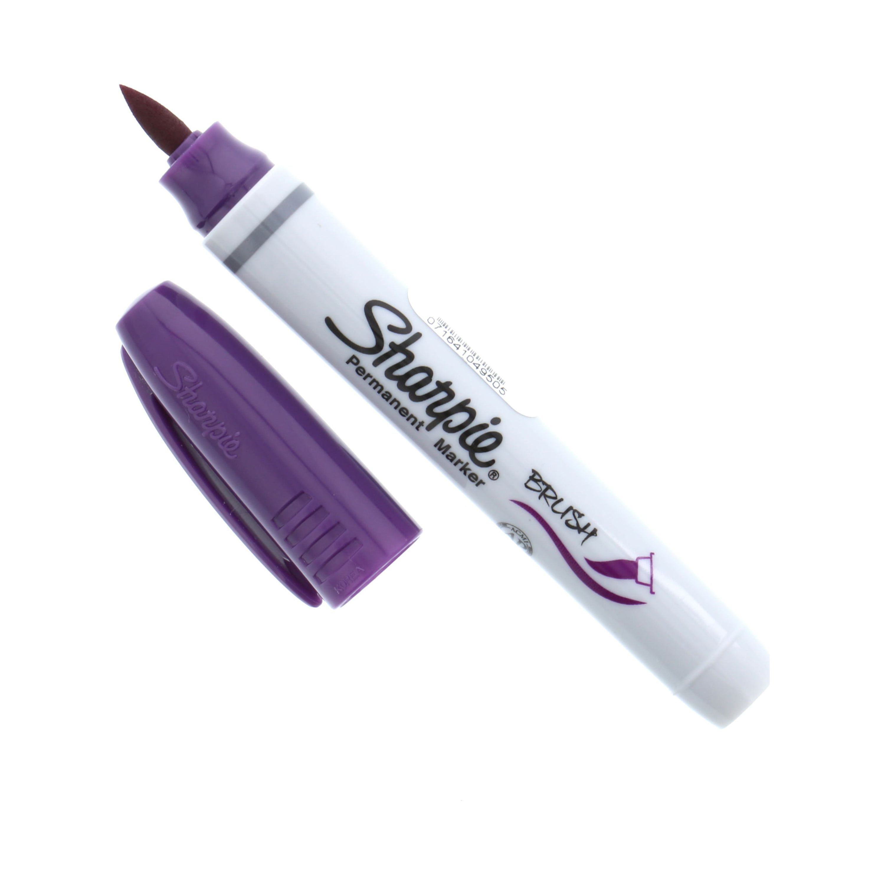 Sharpie Brush Tip Marker, Purple - Walmart.com