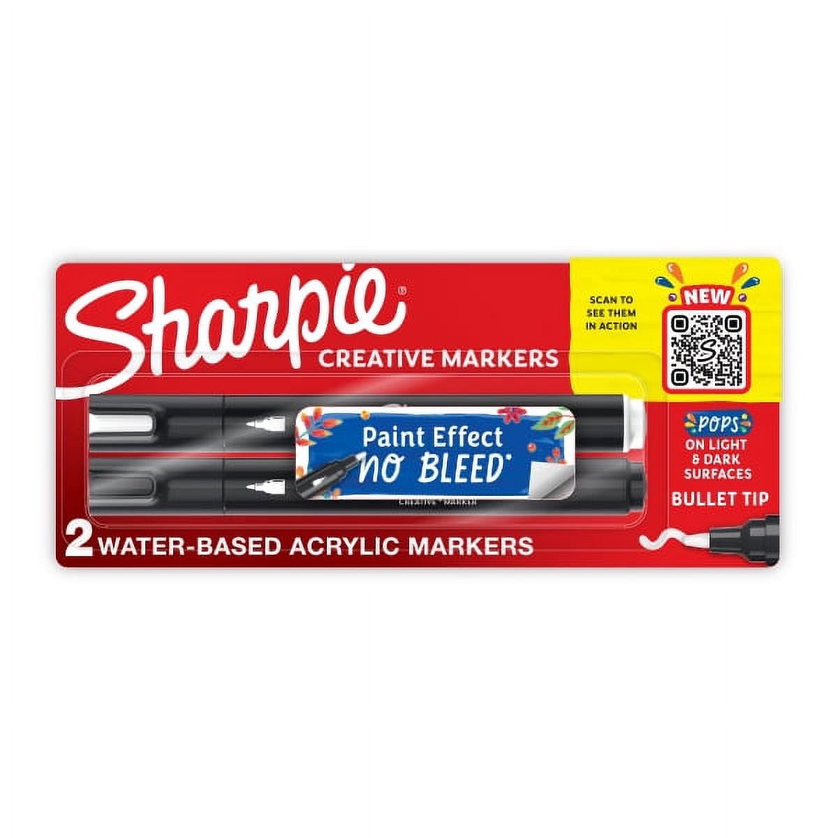 Shop Sharpie Creative Markers, Water-Based Acrylic Markers, Bullet Tip ...