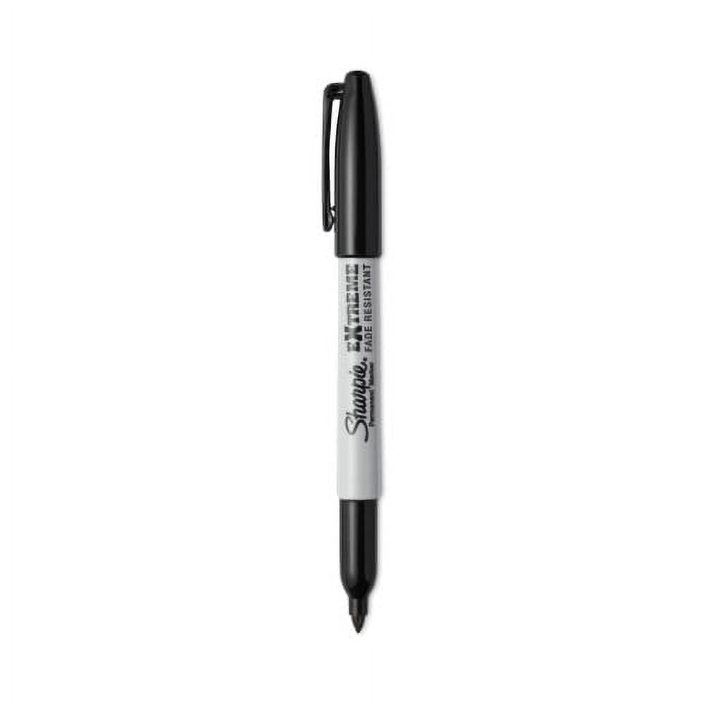Sharpie Extreme Marker, Fine Bullet Tip, Black, 4/Pack, Each - Walmart.com