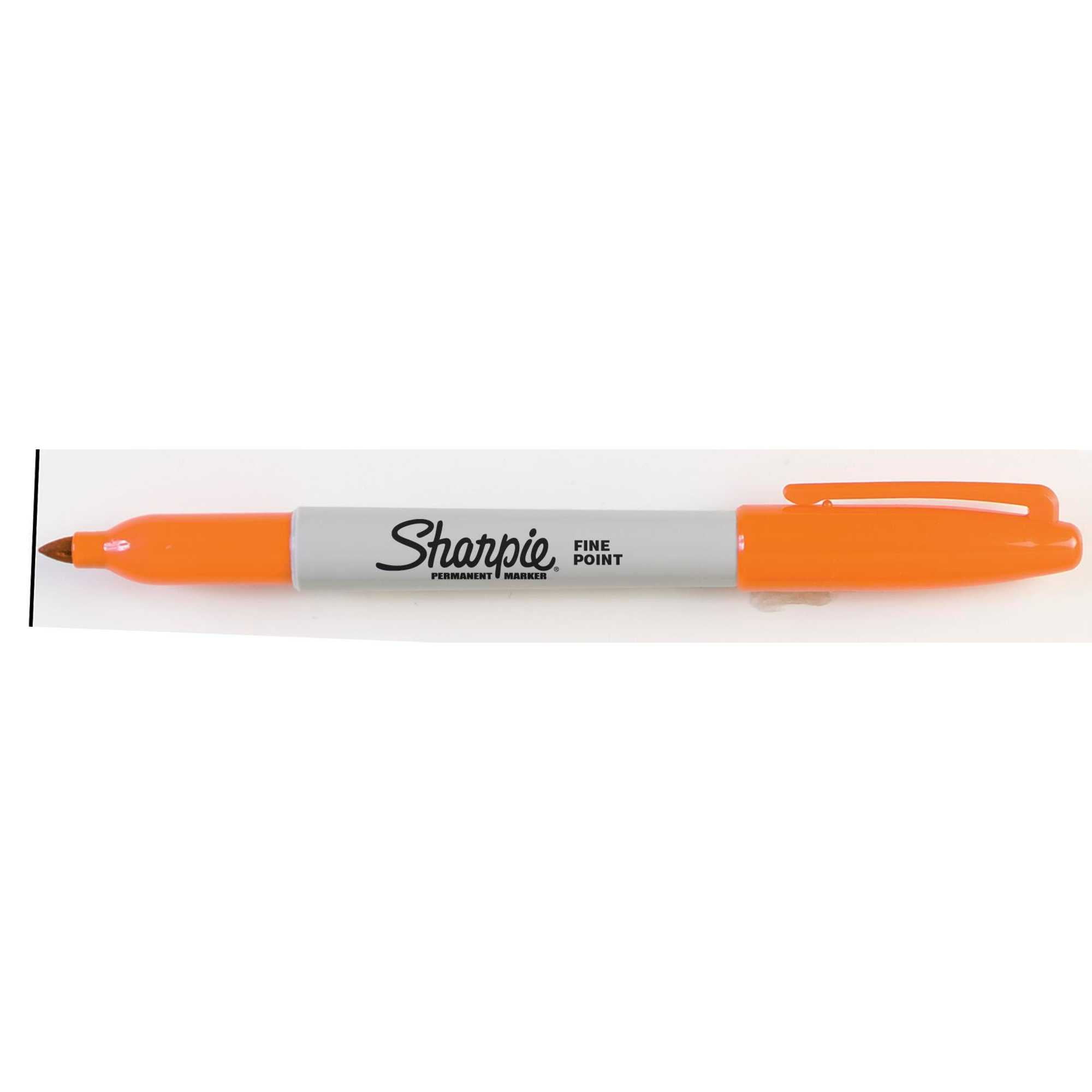 Sharpie Fine Permanent Markers, Orange, Pack of 12 - Walmart.com
