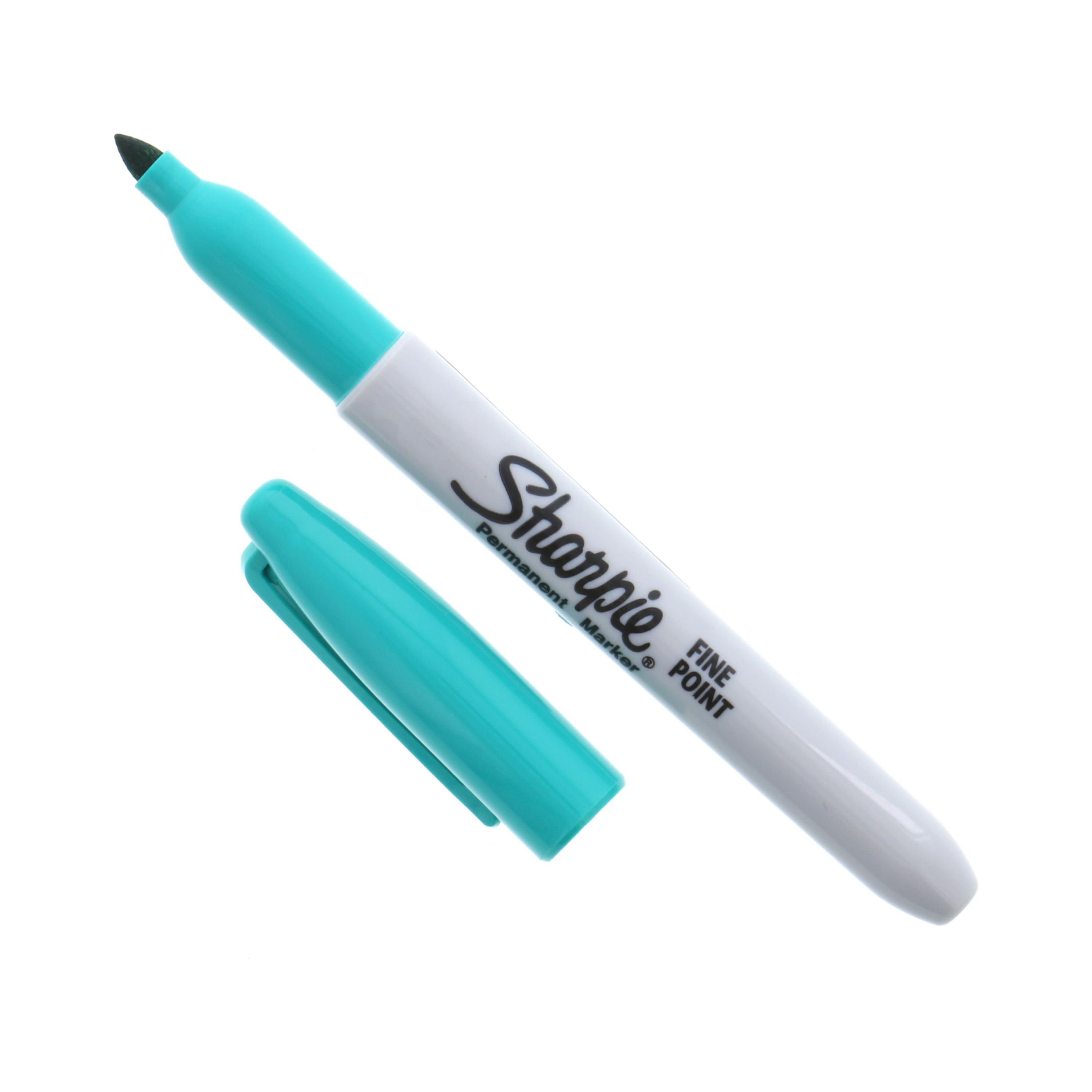 Sharpie® Fine Point Marker, Aqua - Walmart.com