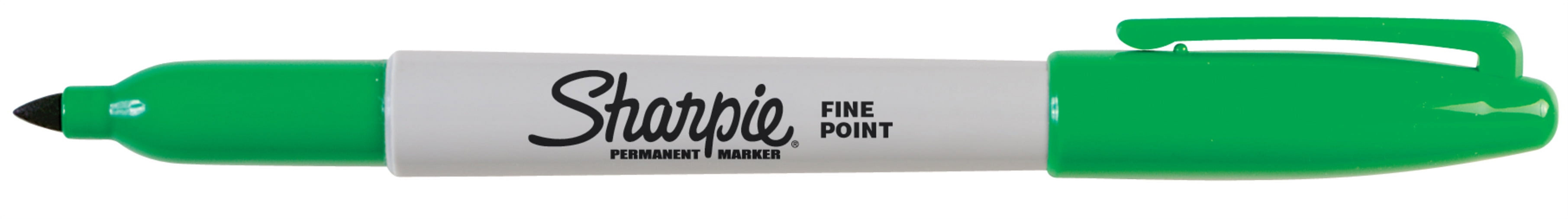 Sharpie® Fine Point Permanent Marker, Green - Walmart.com