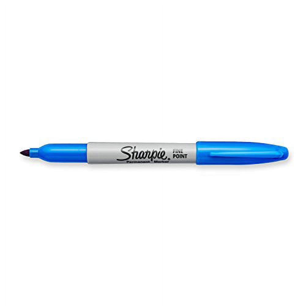 Sharpie Fine Point Permanent Marker - Techno Blue - Walmart.com