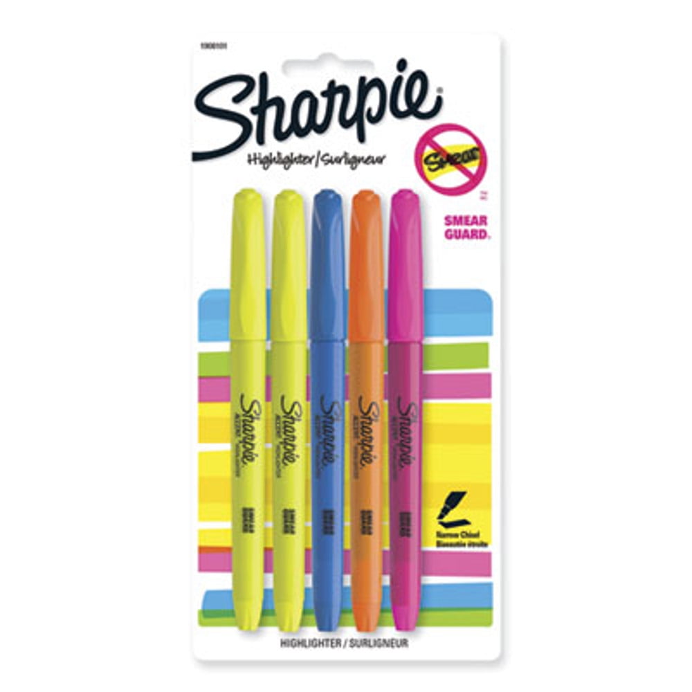 Sharpie HILIGHTER,PKT ACCENT,5-ST 1908101 1908101 USS-SAN1908101 ...