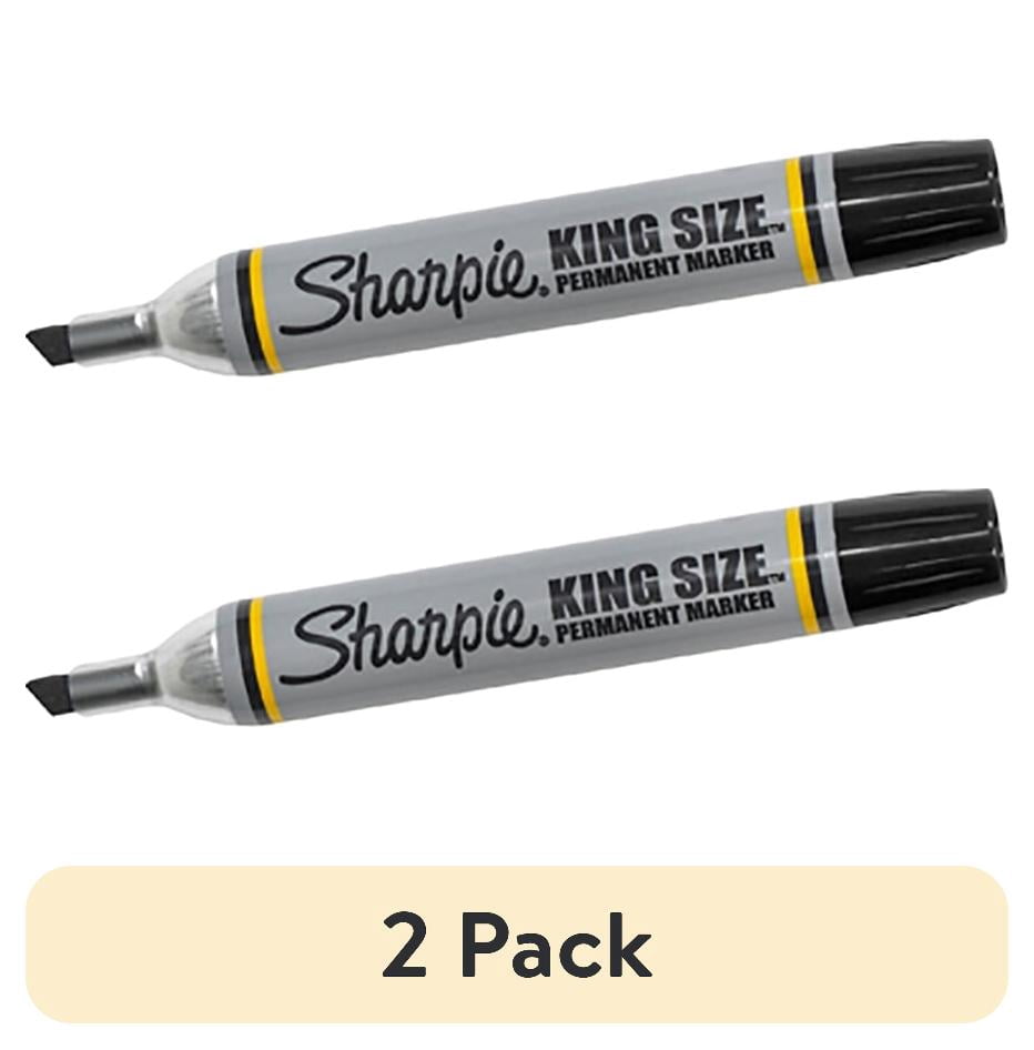 (2 pack) Sharpie King Size™ Markers Black 12/Case MK401BK - Walmart ...