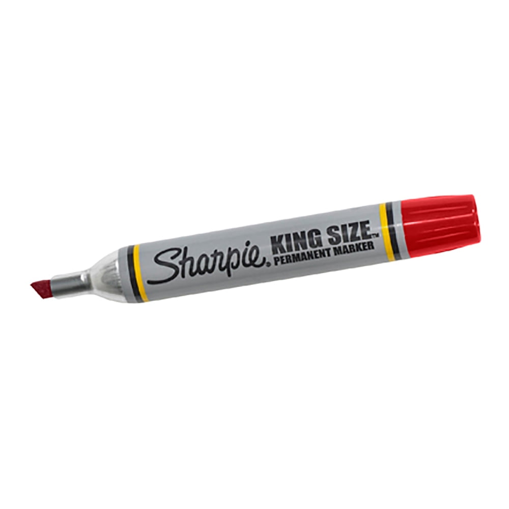 Sharpie King Size™ Markers Red 12/Case MK401RD - Walmart.com