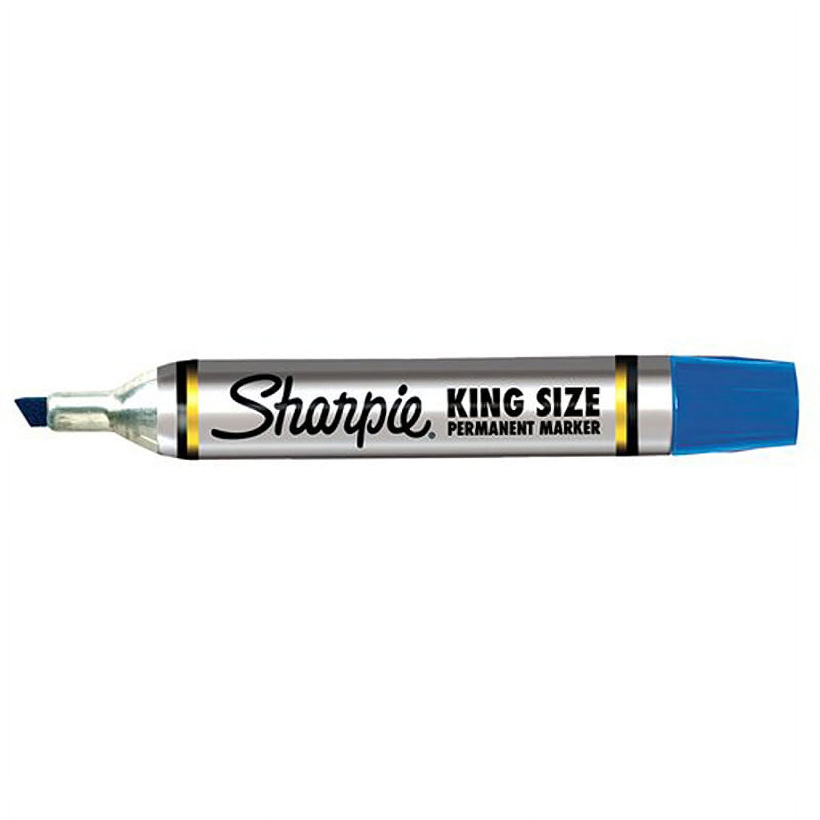 Sharpie King Size Permanentmarker Blue 12 Ea 15003 - Walmart.com