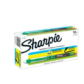 Sharpie Tank Style Highlighters, Fluorescent Yellow Ink, Chisel Tip ...
