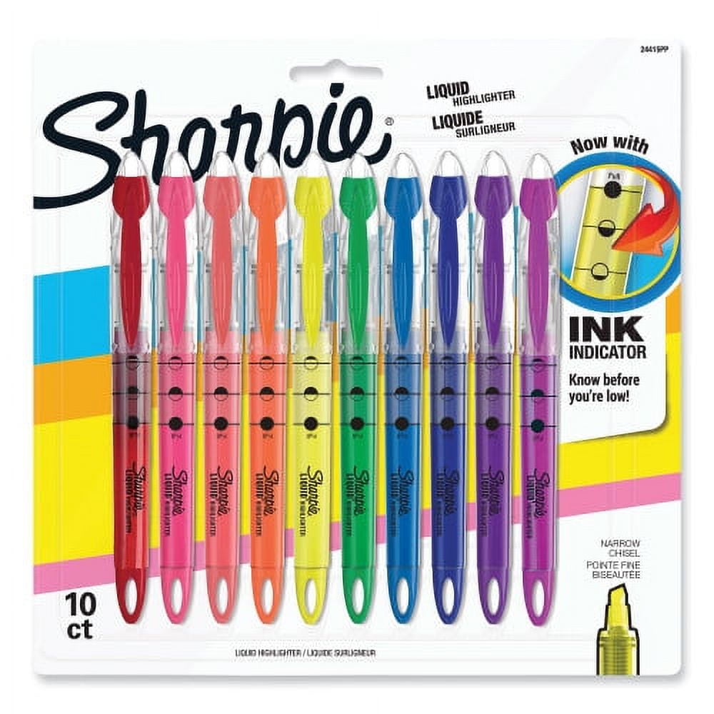 Sharpie - Accent Liquid Pen Style Highlighter, Chisel Tip, Assorted ...