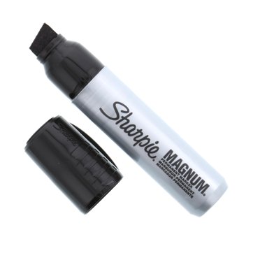Marks-A-Lot Giant Jumbo Chisel Tip Permanent Marker, Black (24138 ...
