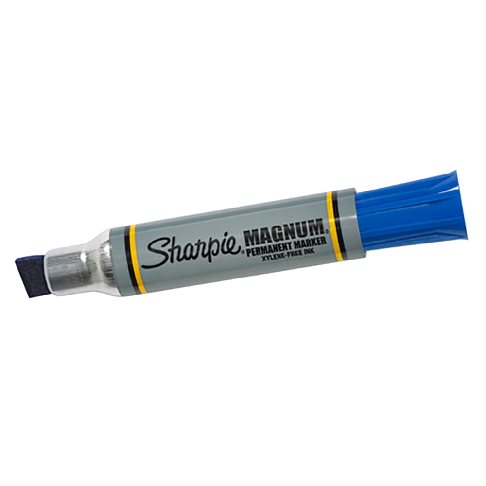 Sharpie Magnum™ Markers Blue 12/Case MK404BE - Walmart.com