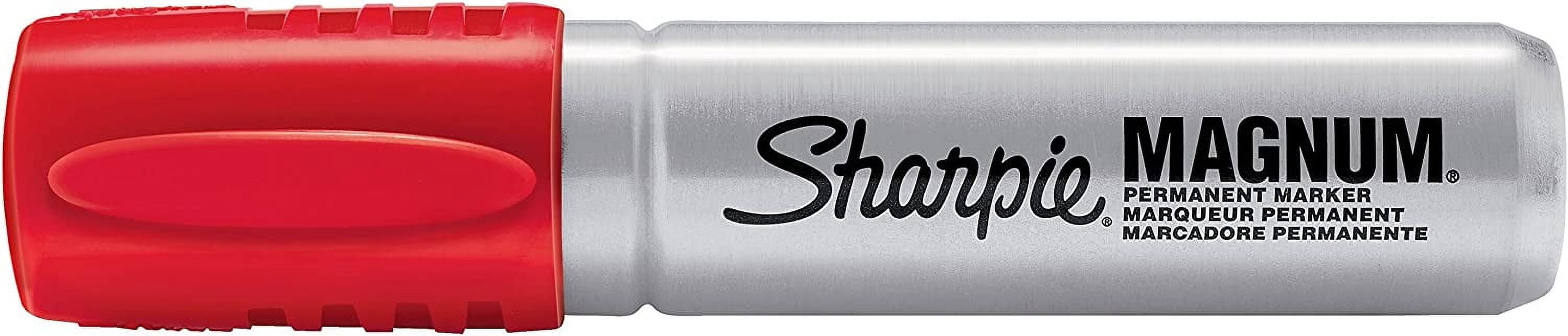 Sharpie Magnum Permanent Marker, Red - Pack of 12 - Walmart.com