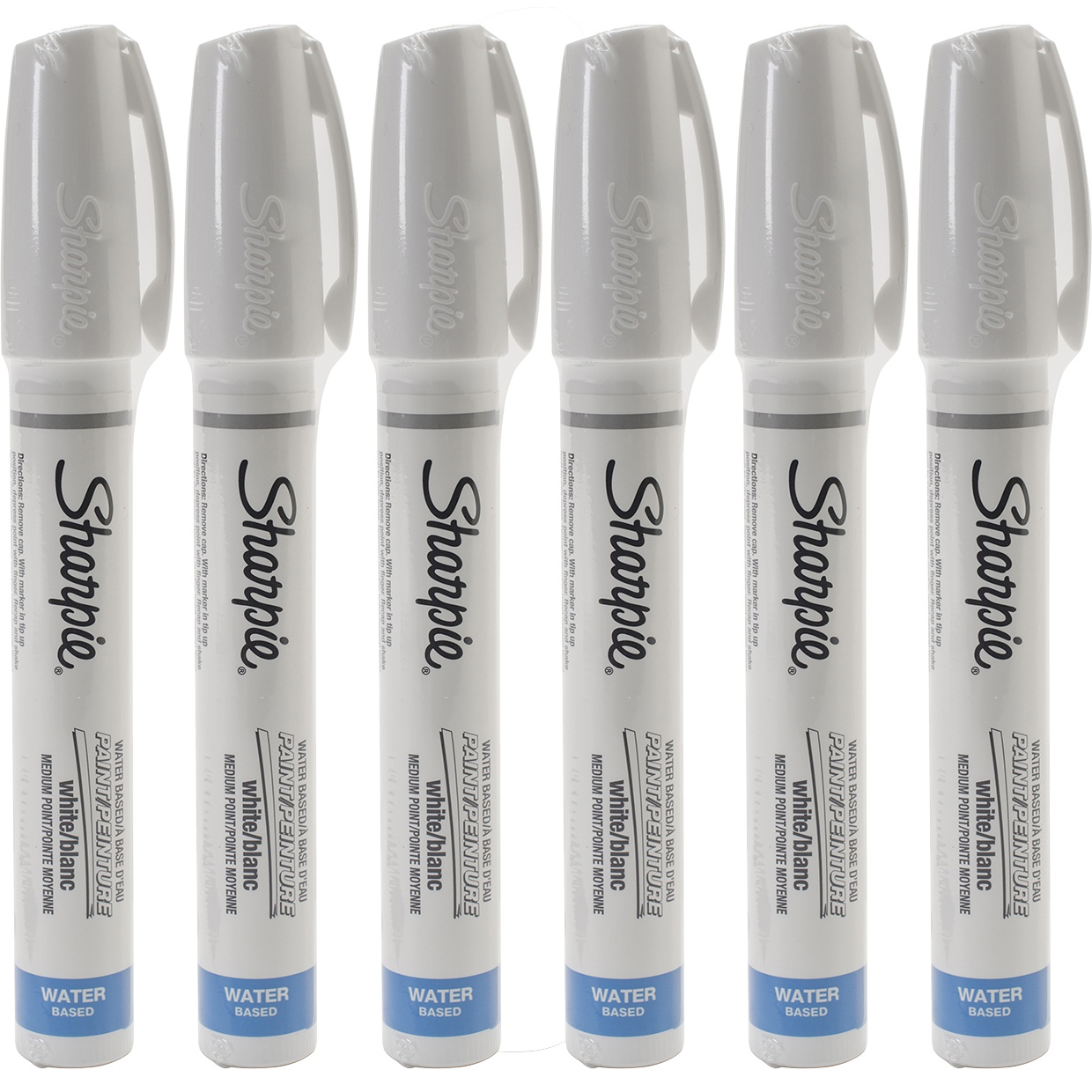 Sharpie Medium Point Poster Paint Marker-White-Multipack Of 6 - Walmart.com