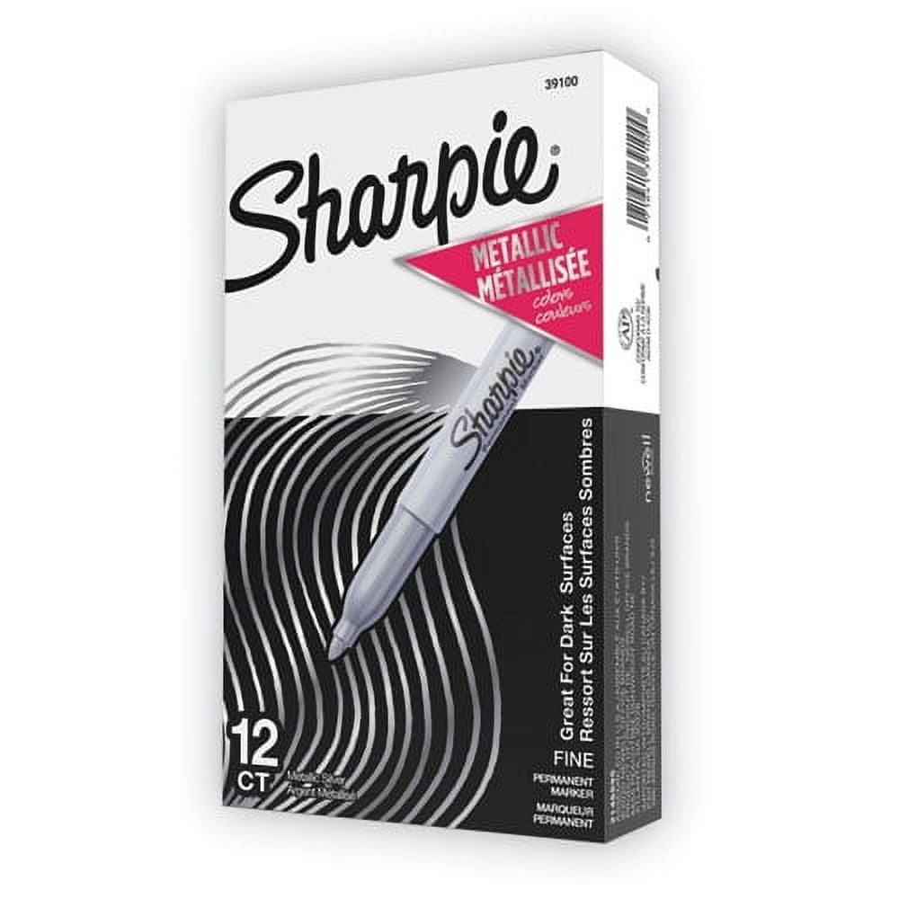 Sharpie Metallic Fine Point Permanent Markers, Fine Bullet Tip ...