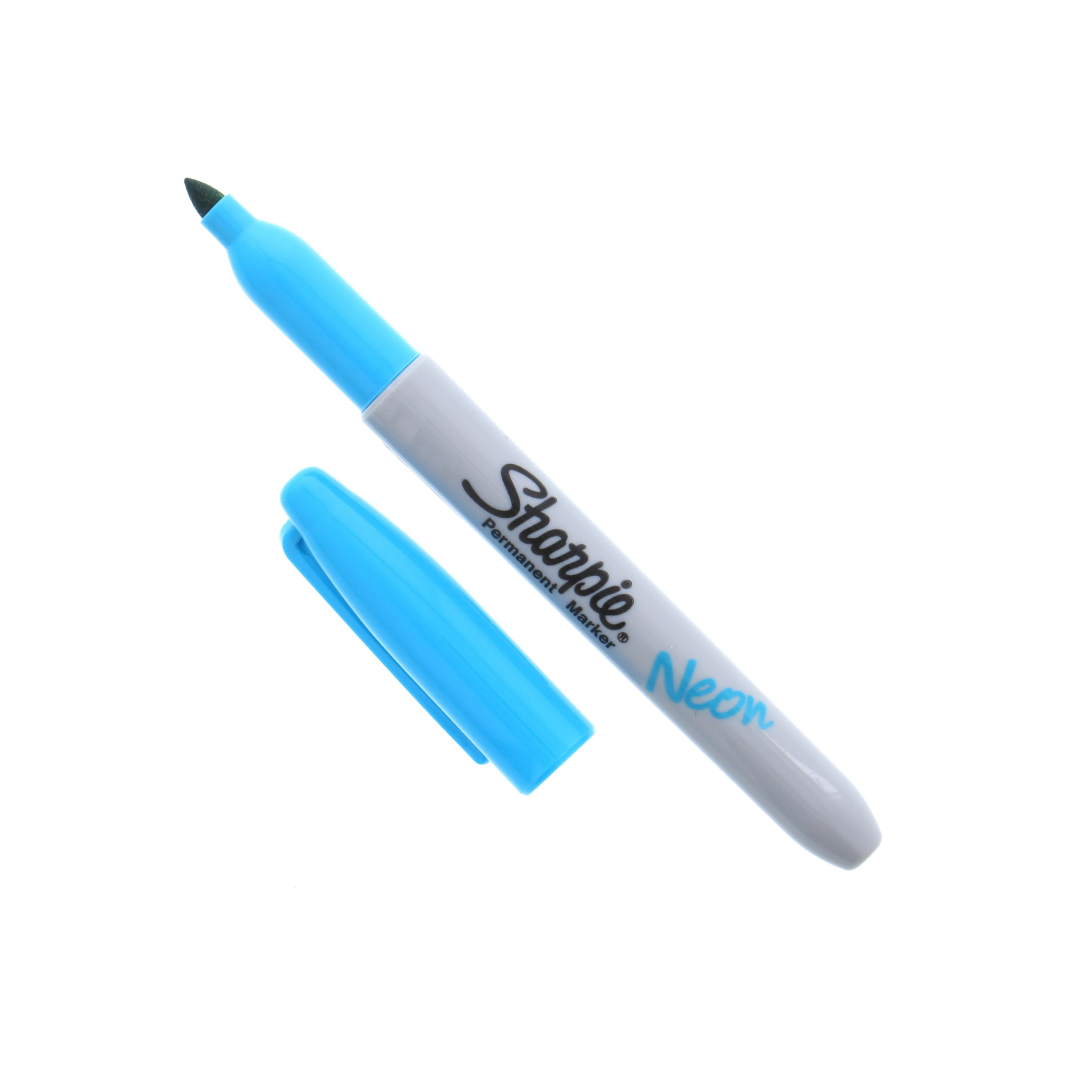 Sharpie Neon Marker, Fine, Blue - Walmart.com