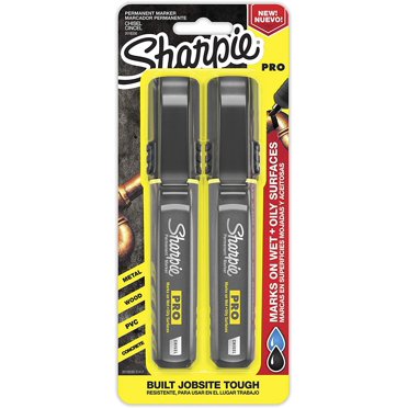 Sharpie Pro Fine Point Industrial Marker, 3ct - Walmart.com