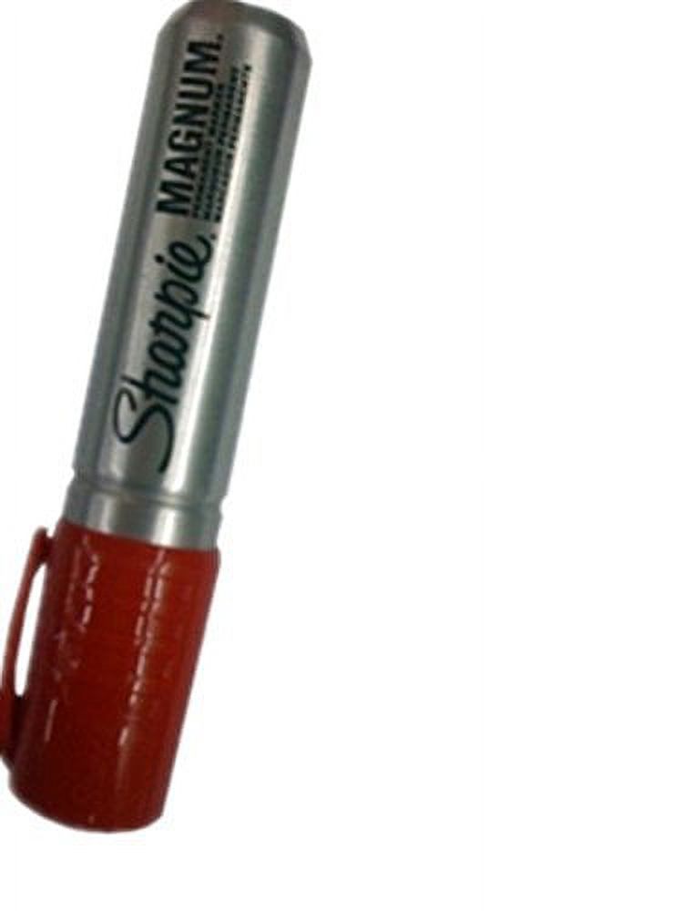 Sharpie Magnum Red 12 Total (44002) - Walmart.com