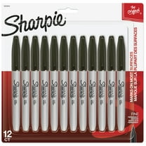 Sharpie Permanent Broad and Big Markers, 2 Count, Chisel Tip, Black ...