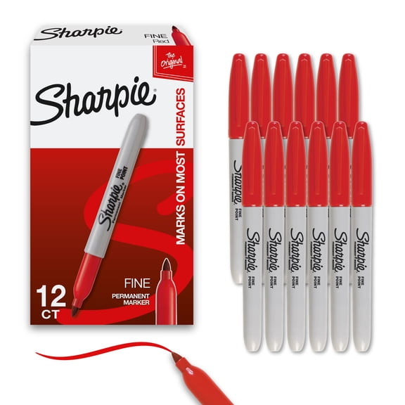 Sharpie Ultra Fine Tip Permanent Marker, Extra-Fine Needle Tip ...