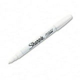 Sharpie Permanent Paint Marker, Fine Point, White, Oil-Based & Quick ...