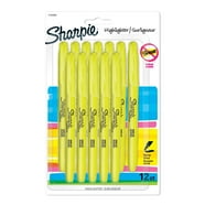 Sharpie Clear View Smear Guard Highlighter, Assorted 12 Count with ...