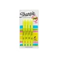 Sharpie Pocket Highlighters, 4 Pack, Fluorescent Yellow, Chisel Tip ...