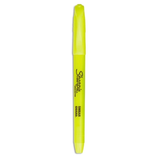 Sharpie Pocket Style Highlighter Value Pack, Yellow Ink, Chisel Tip ...