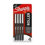 Sharpie Rollerball Pens, .5mm Needle Point, 4/Pkg, Translucent Grip ...