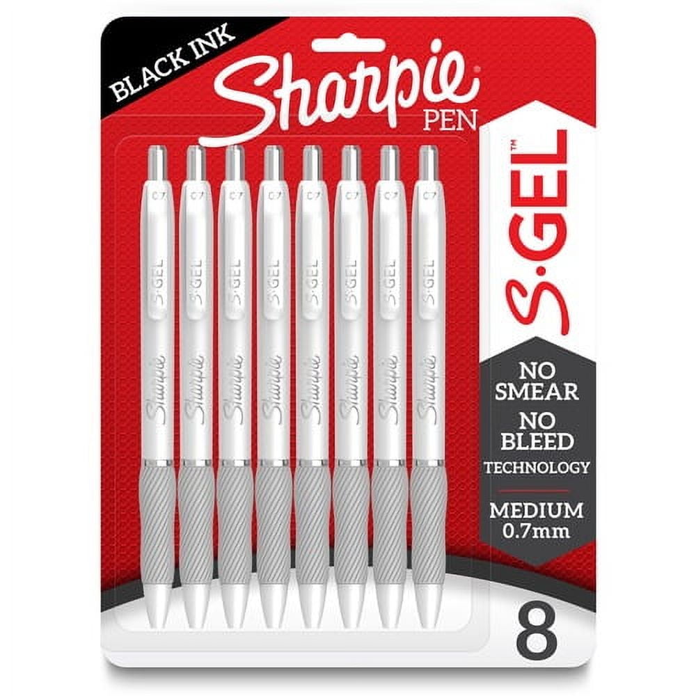 Sharpie S-Gel Pens - Medium Pen Point - 0.7 mm Pen Point Size - Black ...