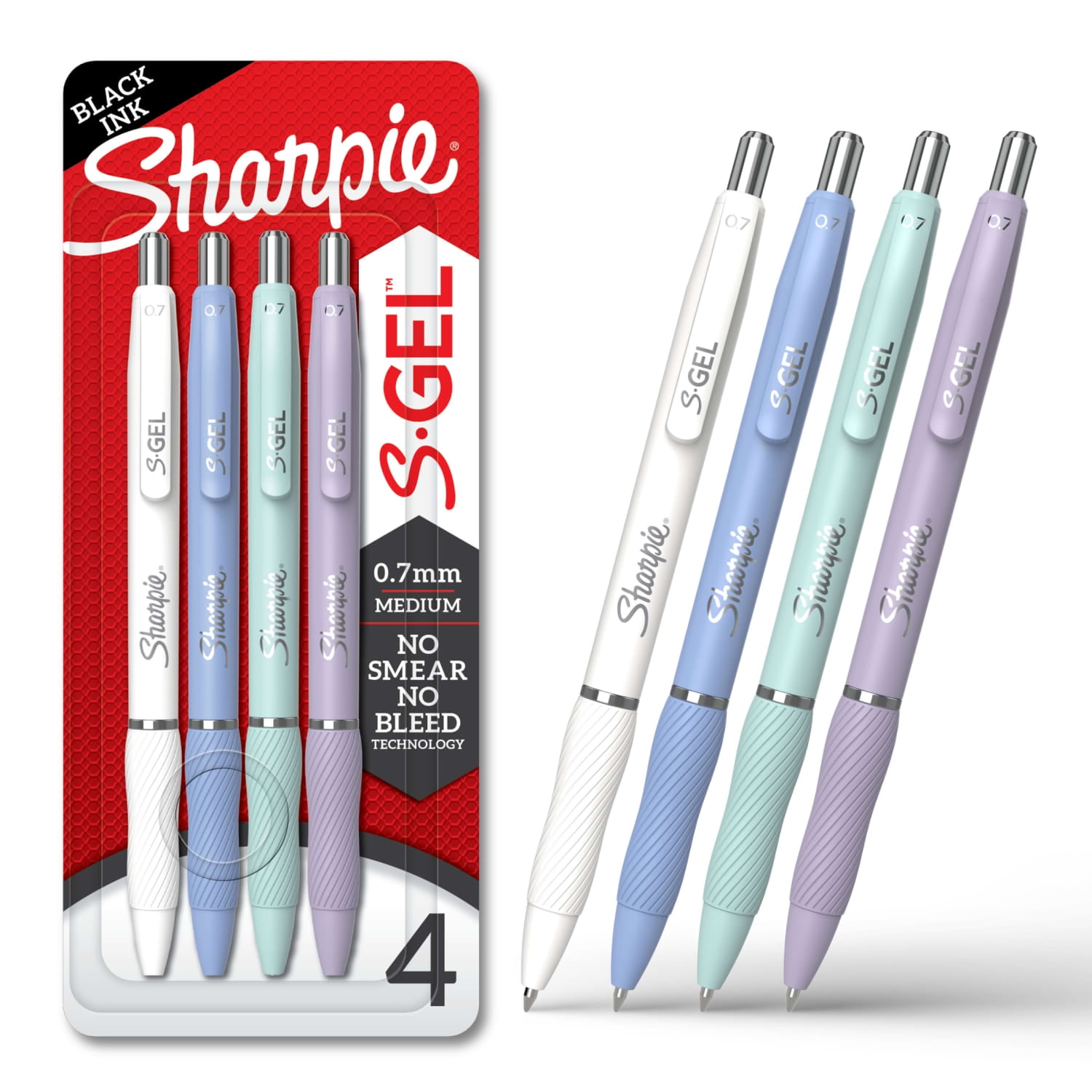 Sharpie S-Gel, Gel Pens, Medium Point (0.7mm), Assorted Fashion Barrels ...