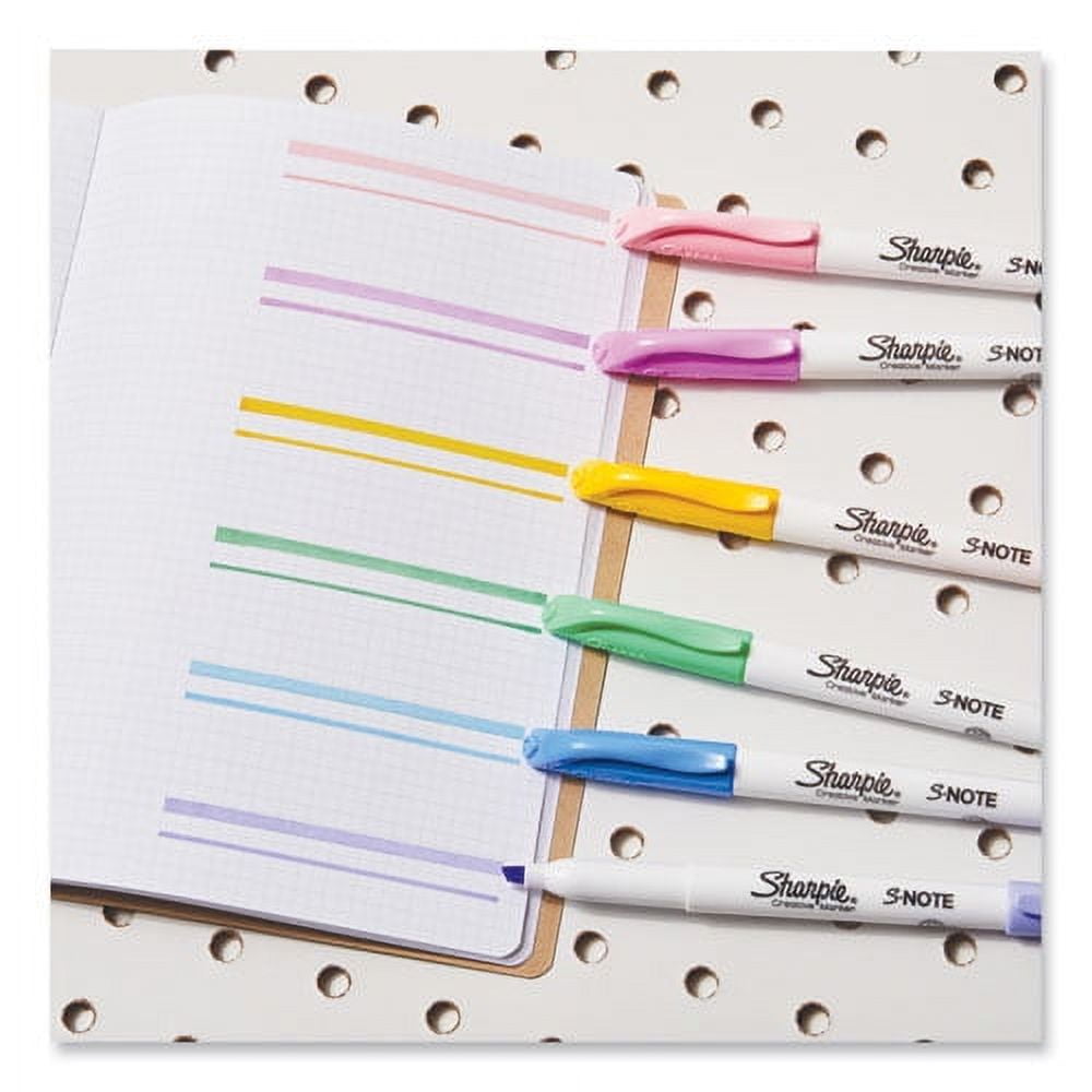 Sharpie S-Note Creative Markers, Assorted Ink Colors, Chisel Tip ...