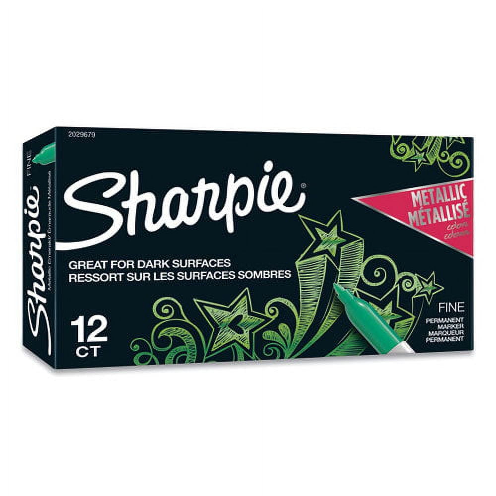 Sharpie Sharpie Metallic Fine Point Permanent Markers, Bullet Tip ...