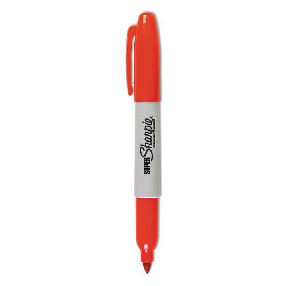 Sharpie Super Permanent Marker, Fine Bullet Tip, Red, Dozen, Each ... Sharpie Super Permanent Marker, Fine Bullet Tip, Red, Dozen, Each ...