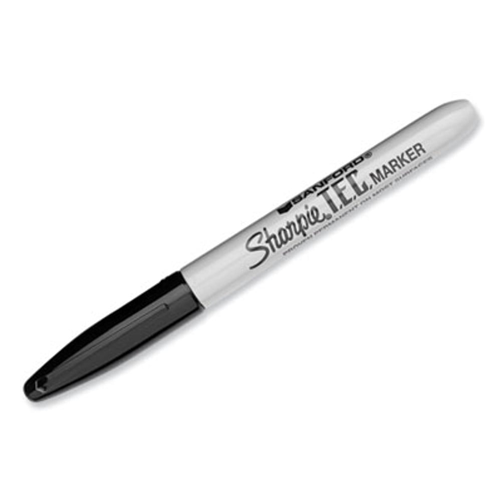 Sharpie? T.e.c. Permanent Marker, Fine Bullet Tip, Black 13401 13401 ...