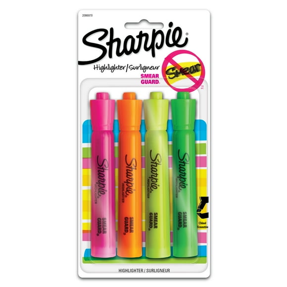 Sharpie Highlighters Smear Guard