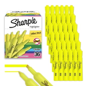 Sharpie Tank Highlighters, Assorted, Chisel Tip, 12 Count - Walmart.com