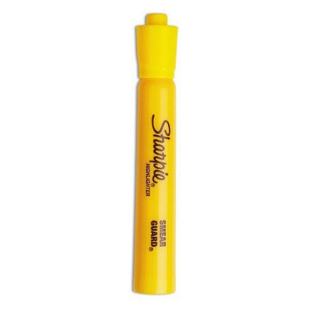Sharpie-Sharpie Tank Style Highlighters, Chisel Tip, Yellow, Dozen ...