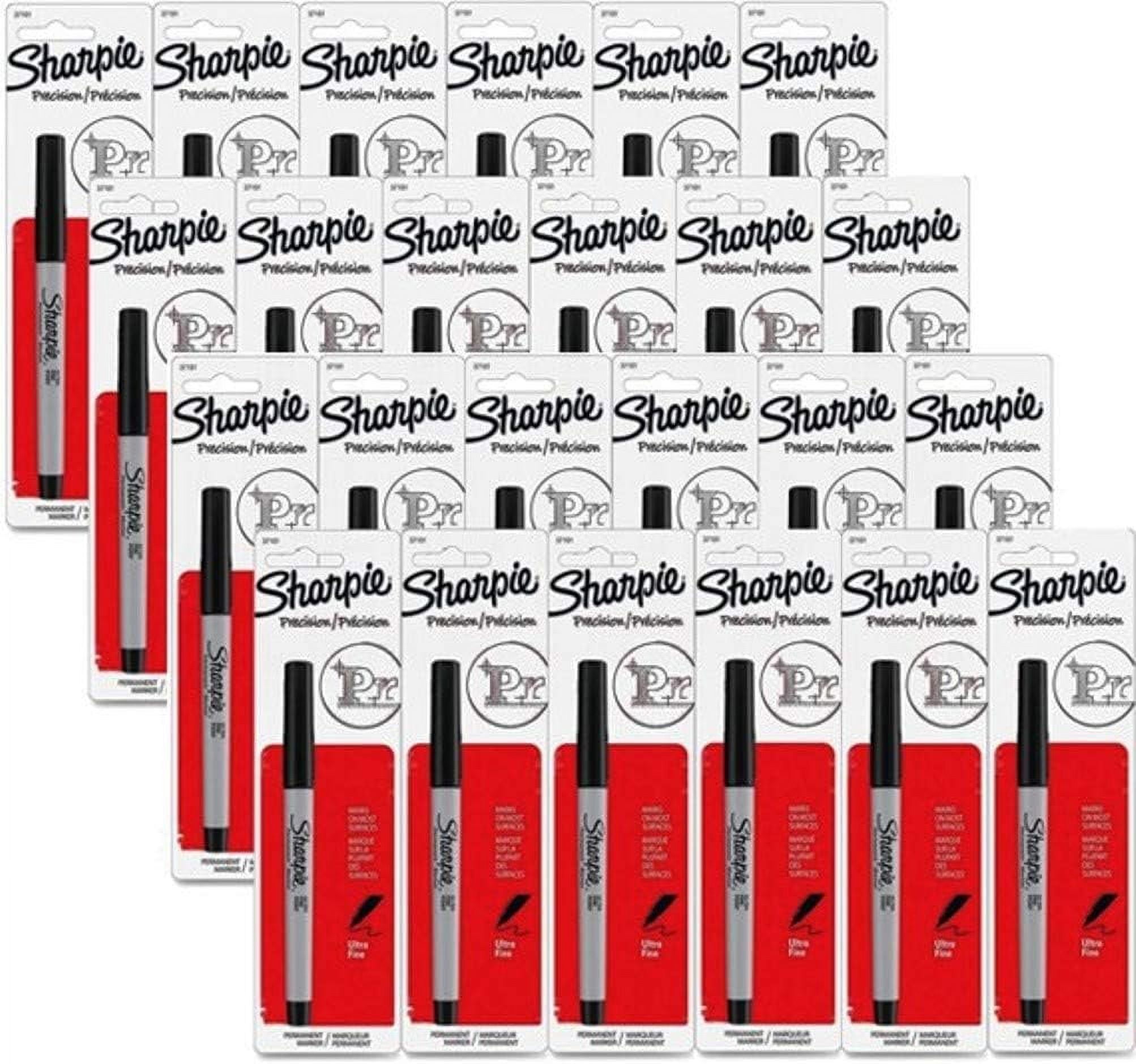 Sharpie Ultra Fine Point Marker Black carded [Pack of 24 ] - Walmart.com