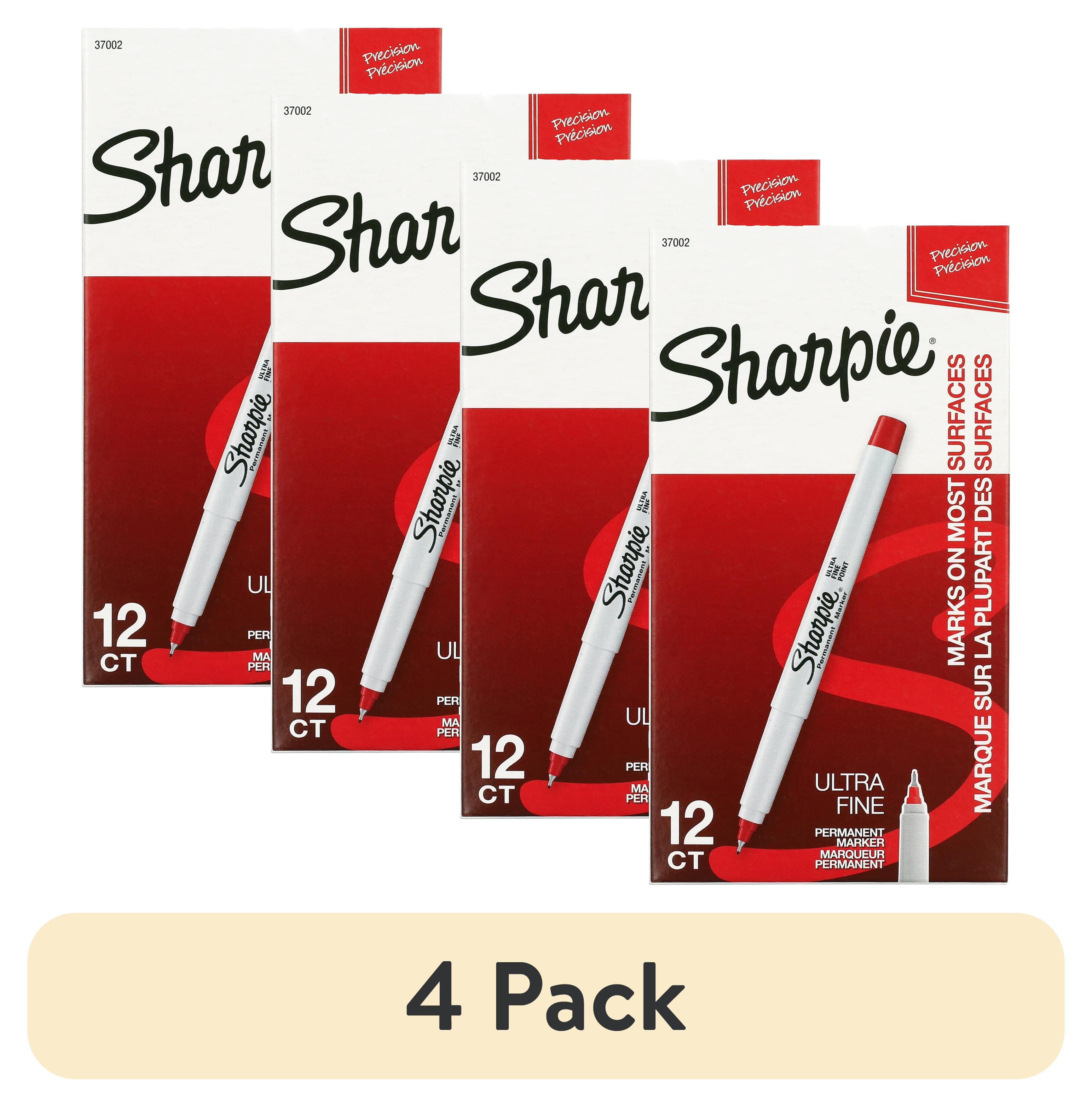 (4 pack) Sharpie Ultra Fine Point Permanent Markers, Dozen - Walmart.com