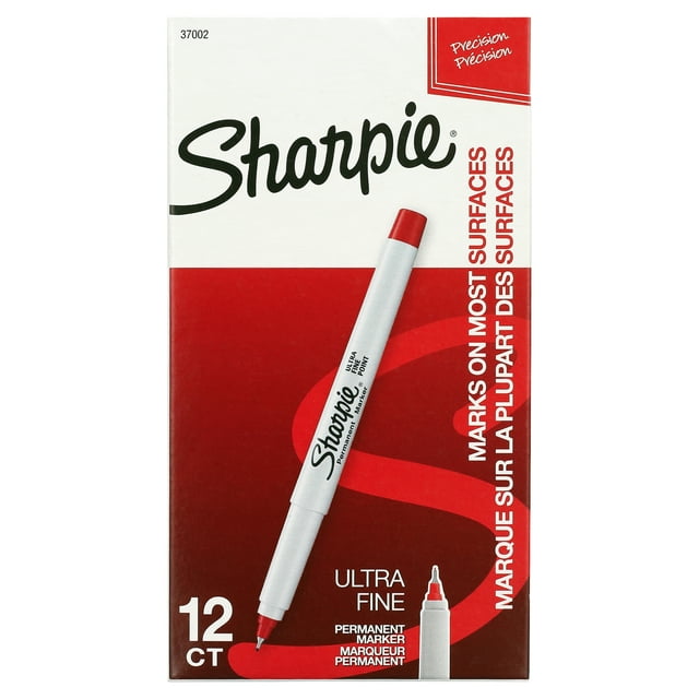 Sharpie Ultra Fine Point Permanent Markers, Tip Pack, Dozen - Walmart.com