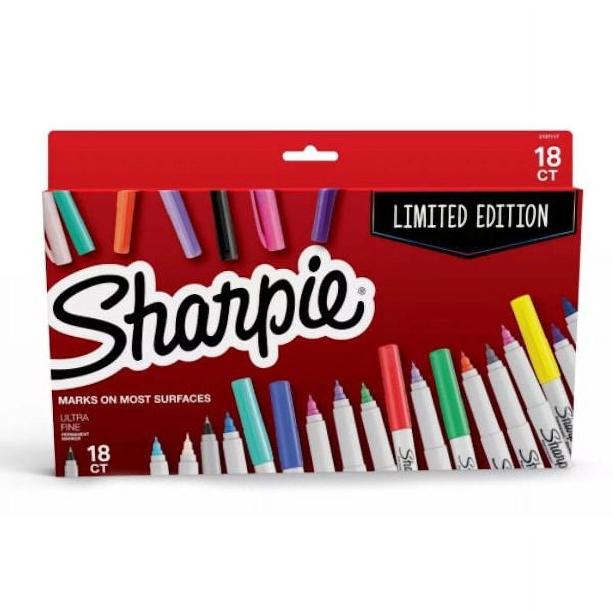 Sharpie Ultra-Fine Tip Permanent Marker, Limited Edition - 18 Count ...