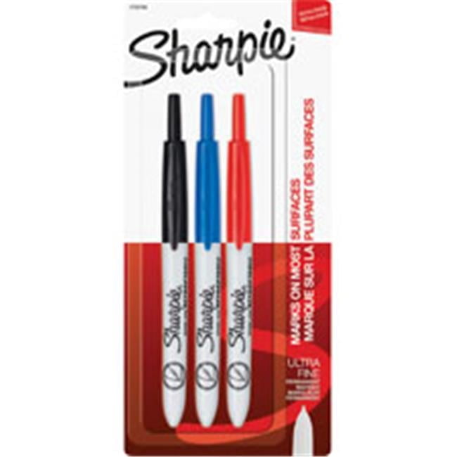 Sharpie Ultra-fine Tip Retractable Markers - Black - Walmart.com