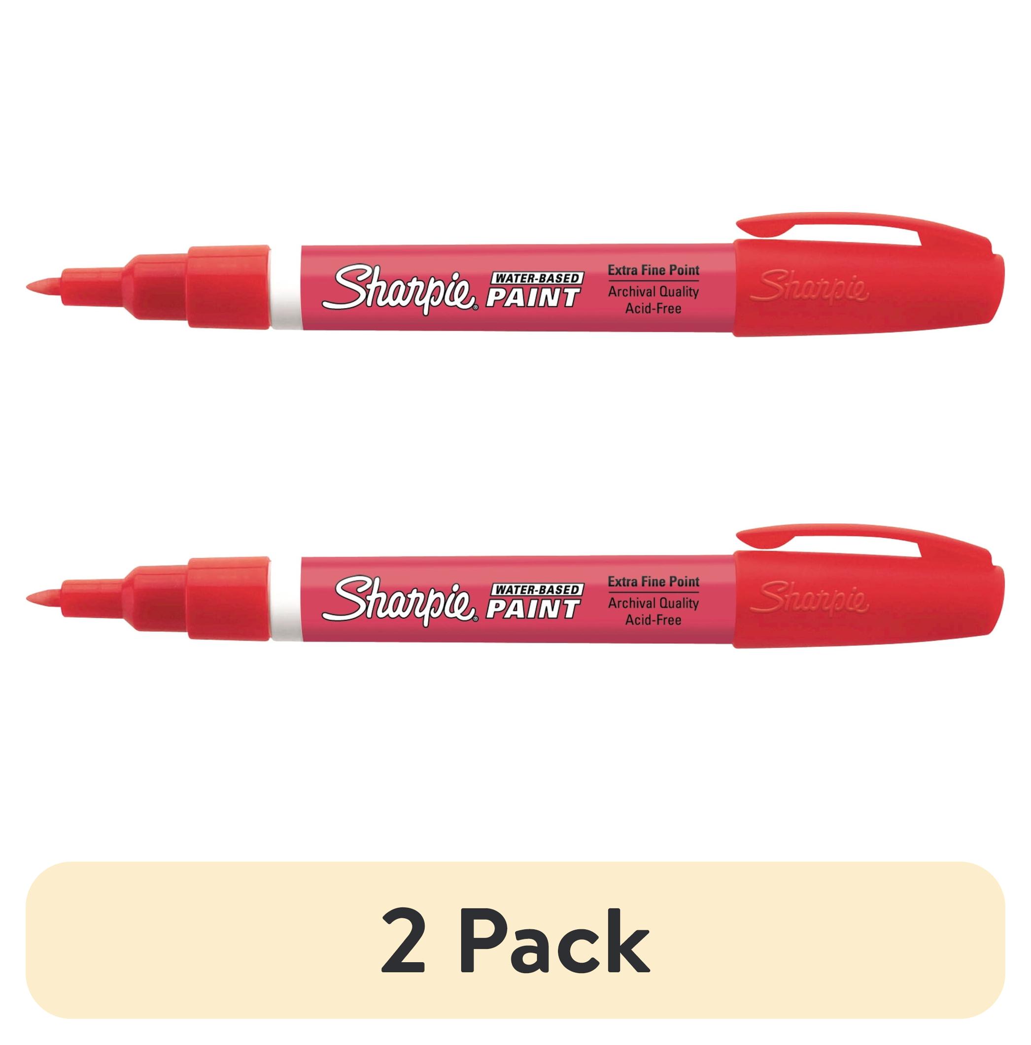 (2 pack) Sharpie Water-Based Paint Marker, Extra Fine Point - Walmart.com